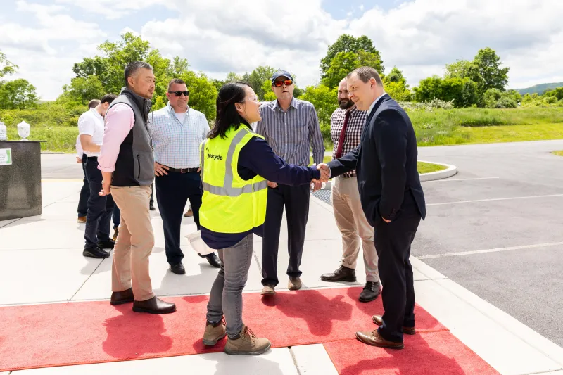 GeoCycle’s New Allegany County Pre-Processing Plant Transforms Waste into Resources